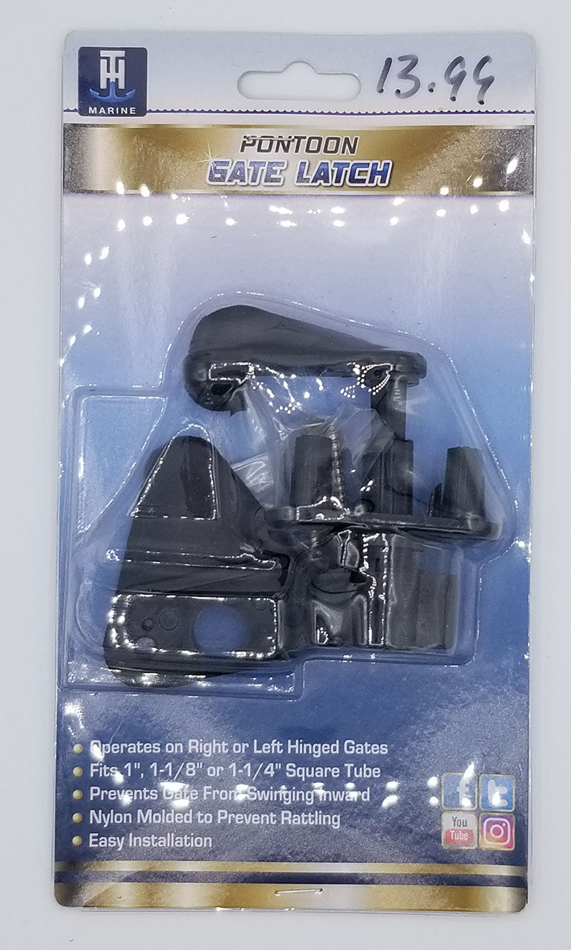 T-H Marine Pontoon Gate Latch - Black – Shop Canvasmasters